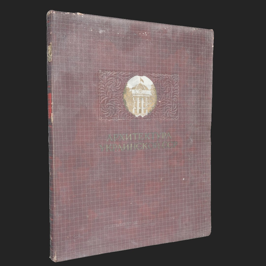 3D Model Old Architectural Book - TurboSquid 2039950