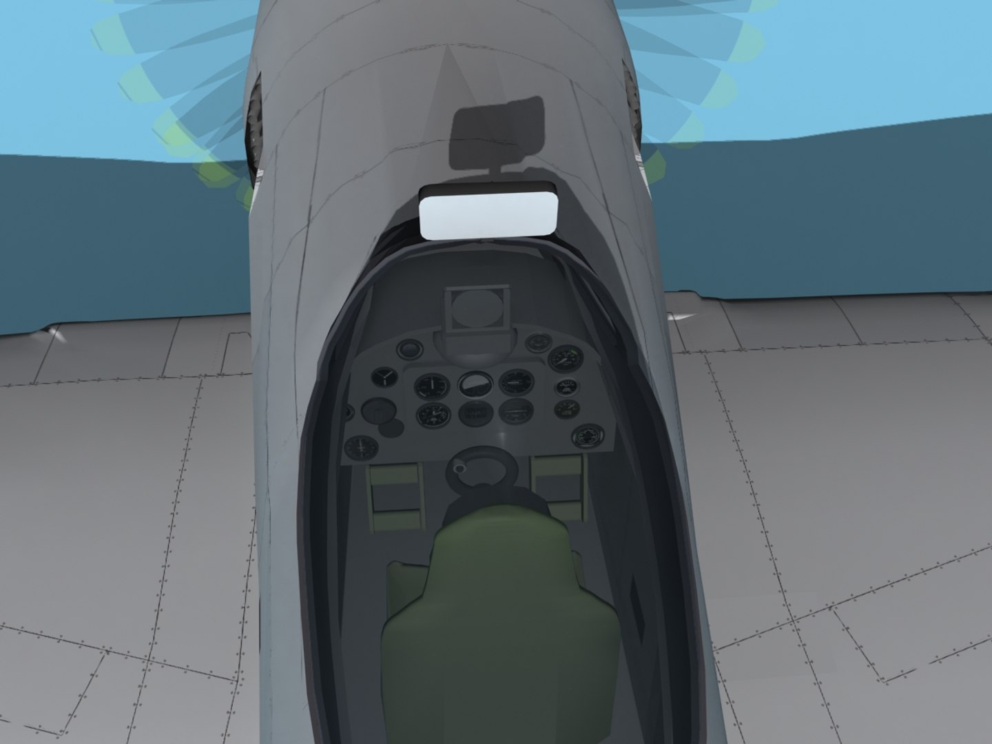 Propeller Hawker Sea Fury 3D Model - TurboSquid 1489044