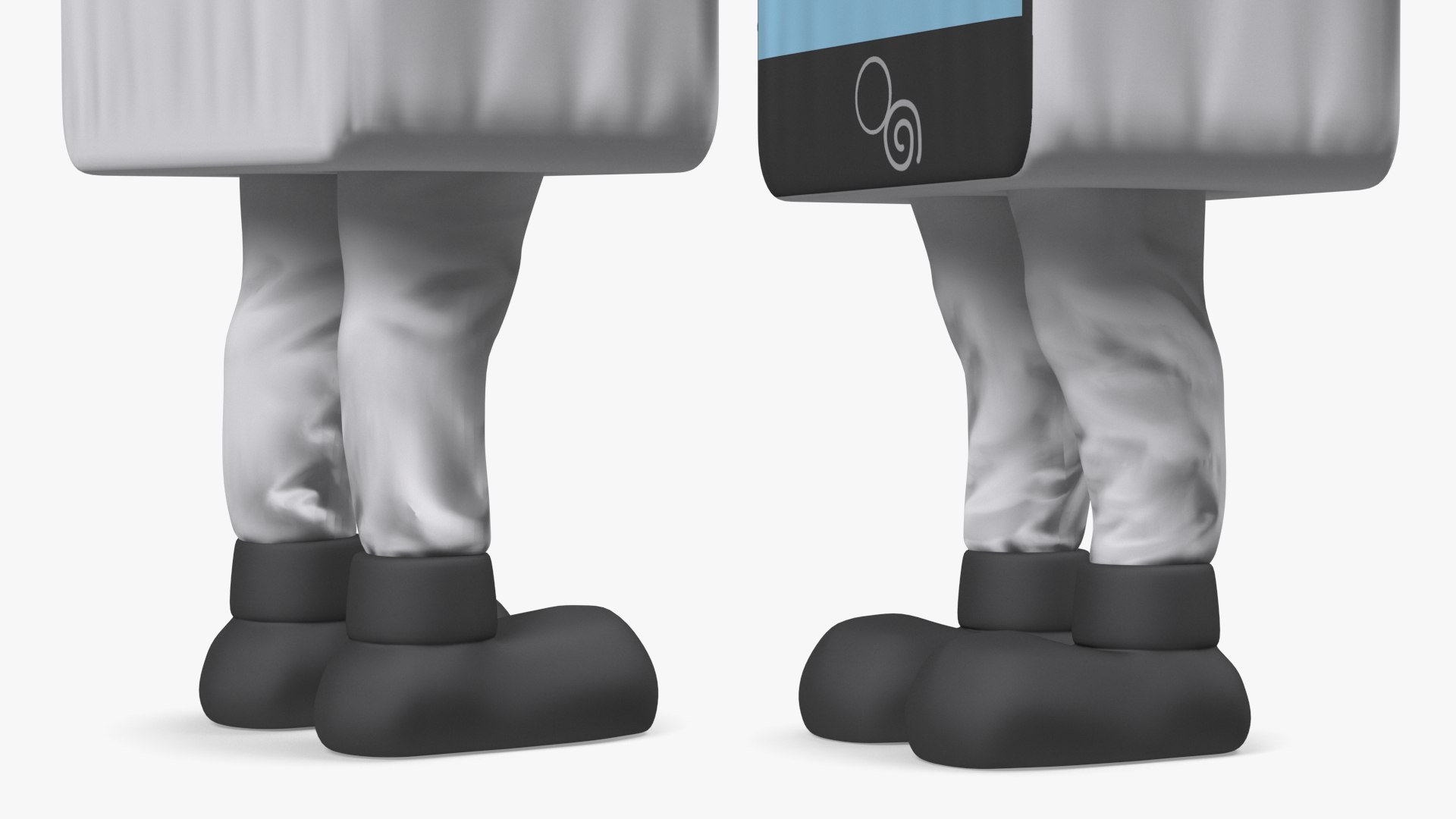 3D White IPhone Mascot A-pose - TurboSquid 2073275