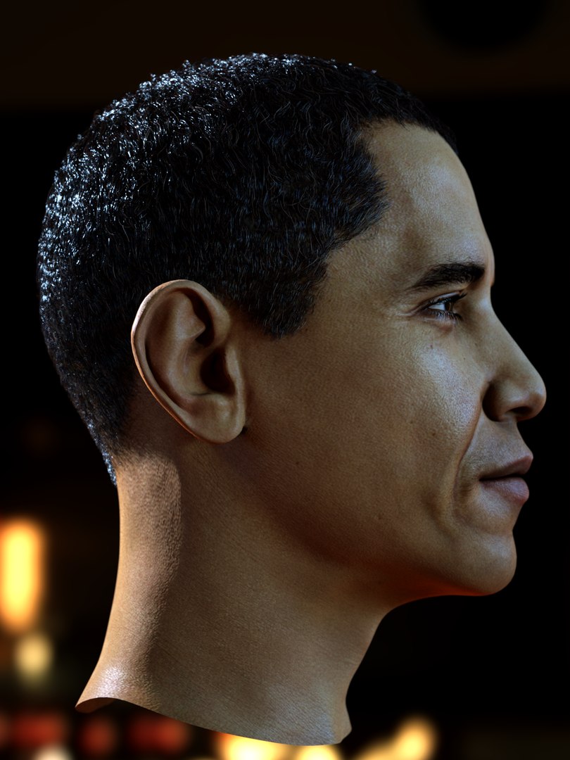 barack obama 3d max