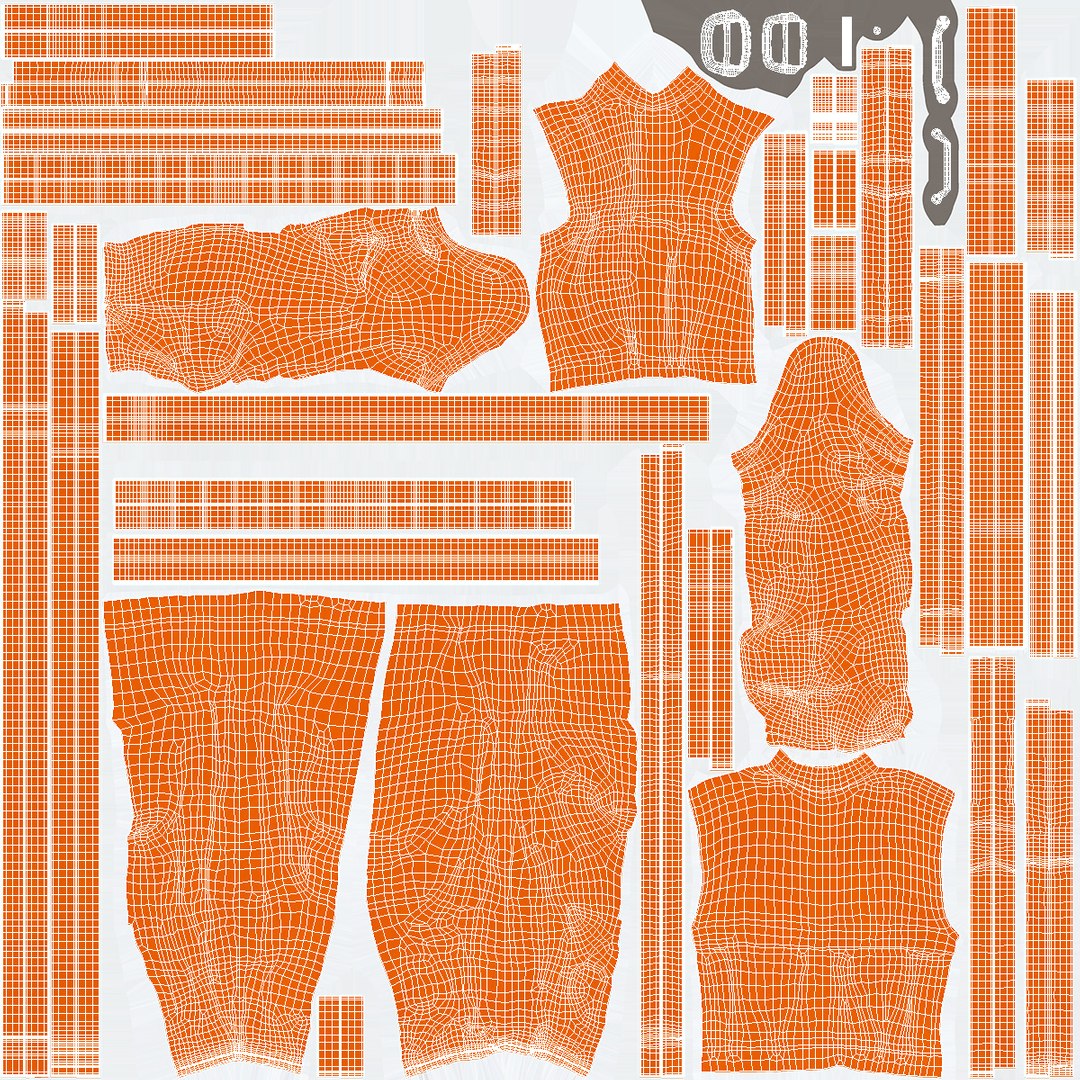 Straitjacket Patient Mannequin Orange Model - TurboSquid 2292459