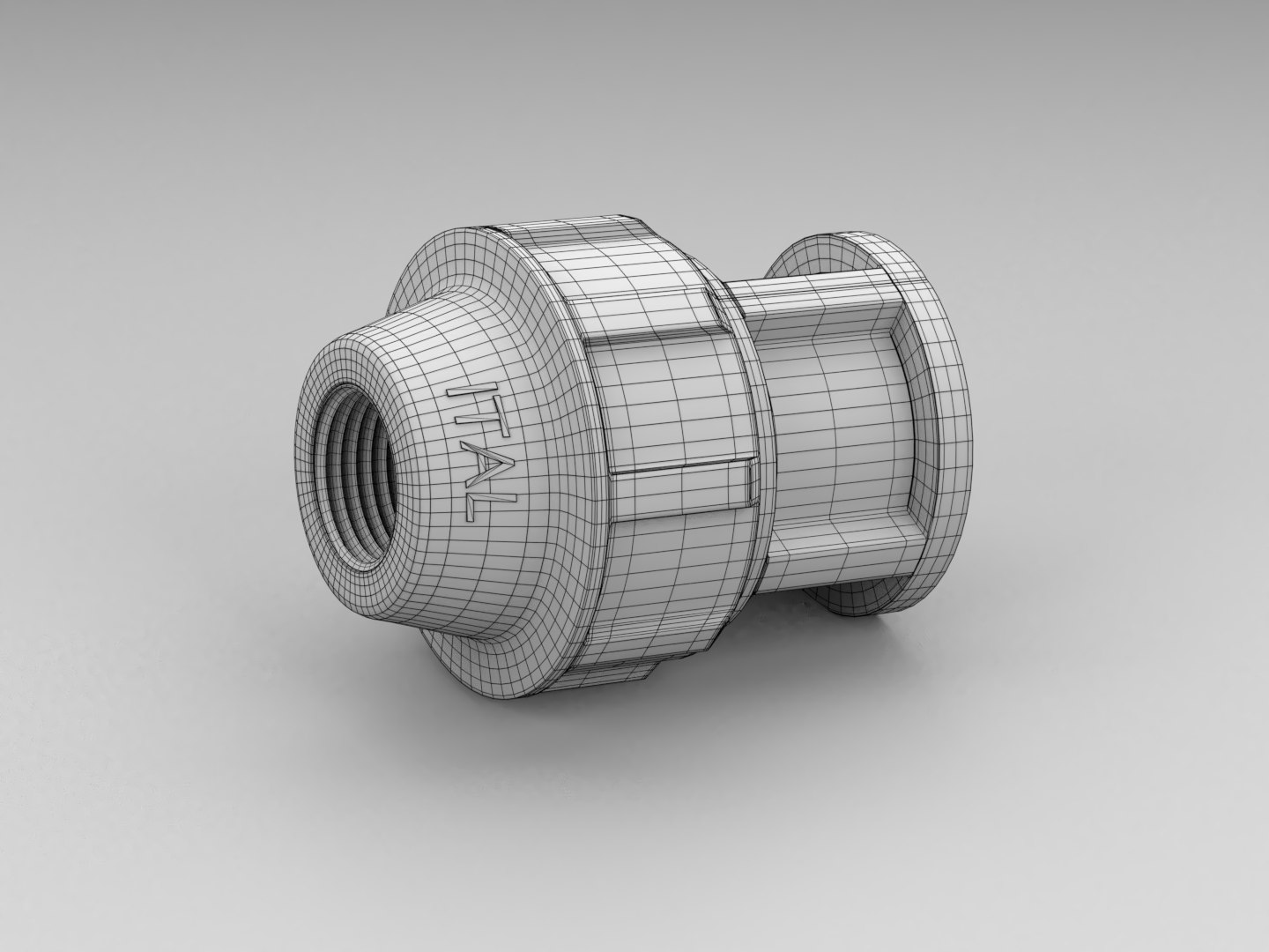 3D polypropylene fitting - TurboSquid 1226504