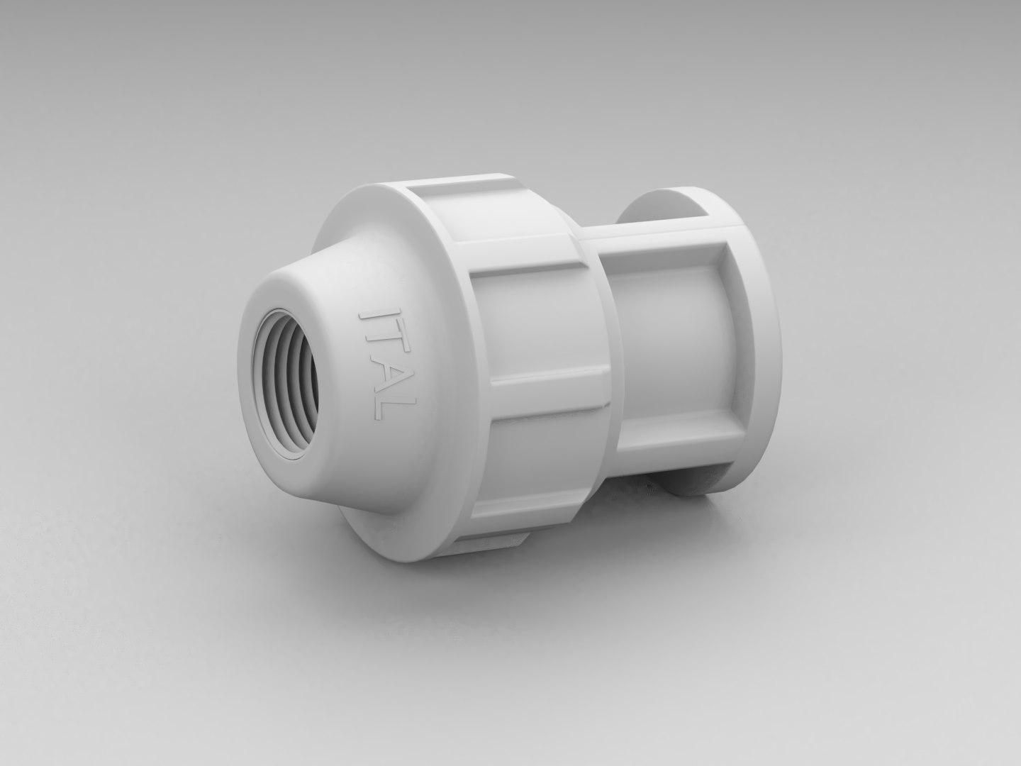 3D polypropylene fitting - TurboSquid 1226504