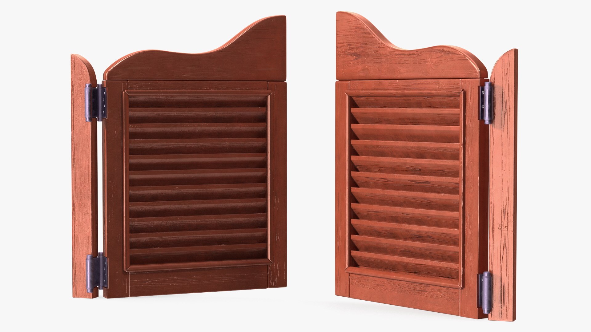 modelo 3d Western Saloon Doors Rigged - TurboSquid 2087614