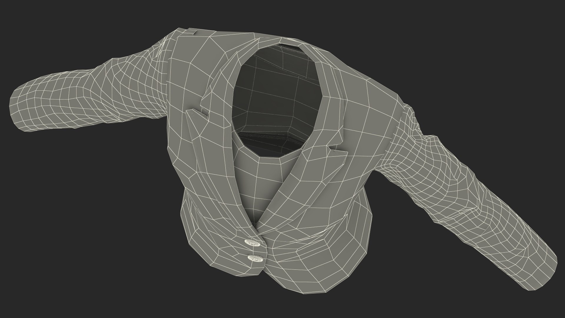 Ladies Suit Jacket 3D - TurboSquid 2145980