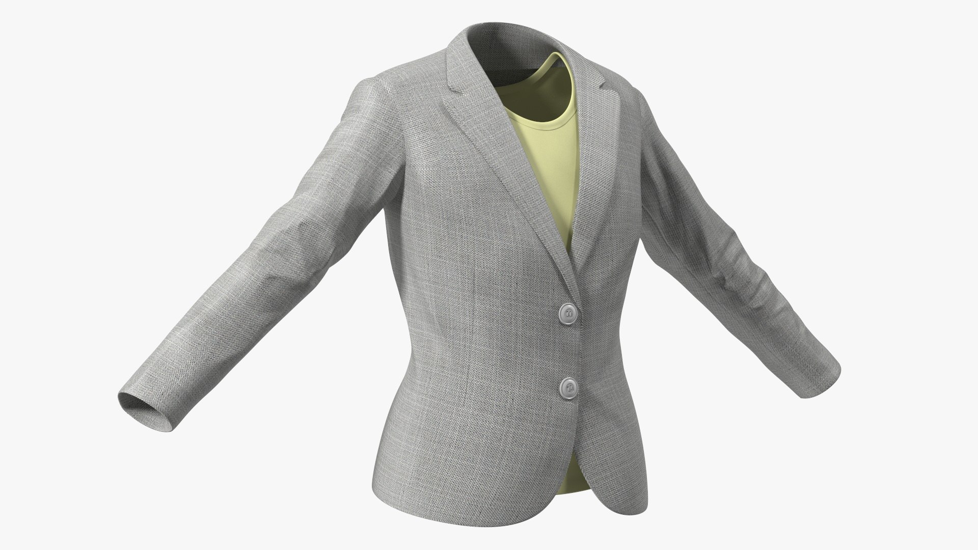 Ladies Suit Jacket 3D - TurboSquid 2145980