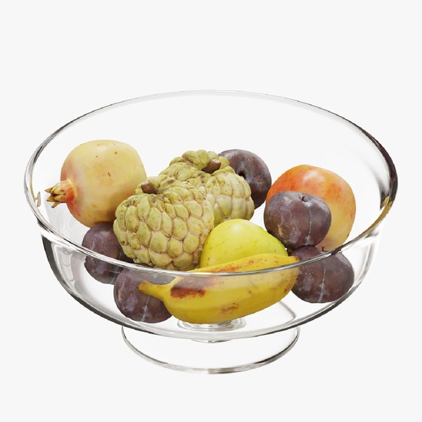 modelo 3d Large Fruit Bowl Lola set 01 - TurboSquid 1952500