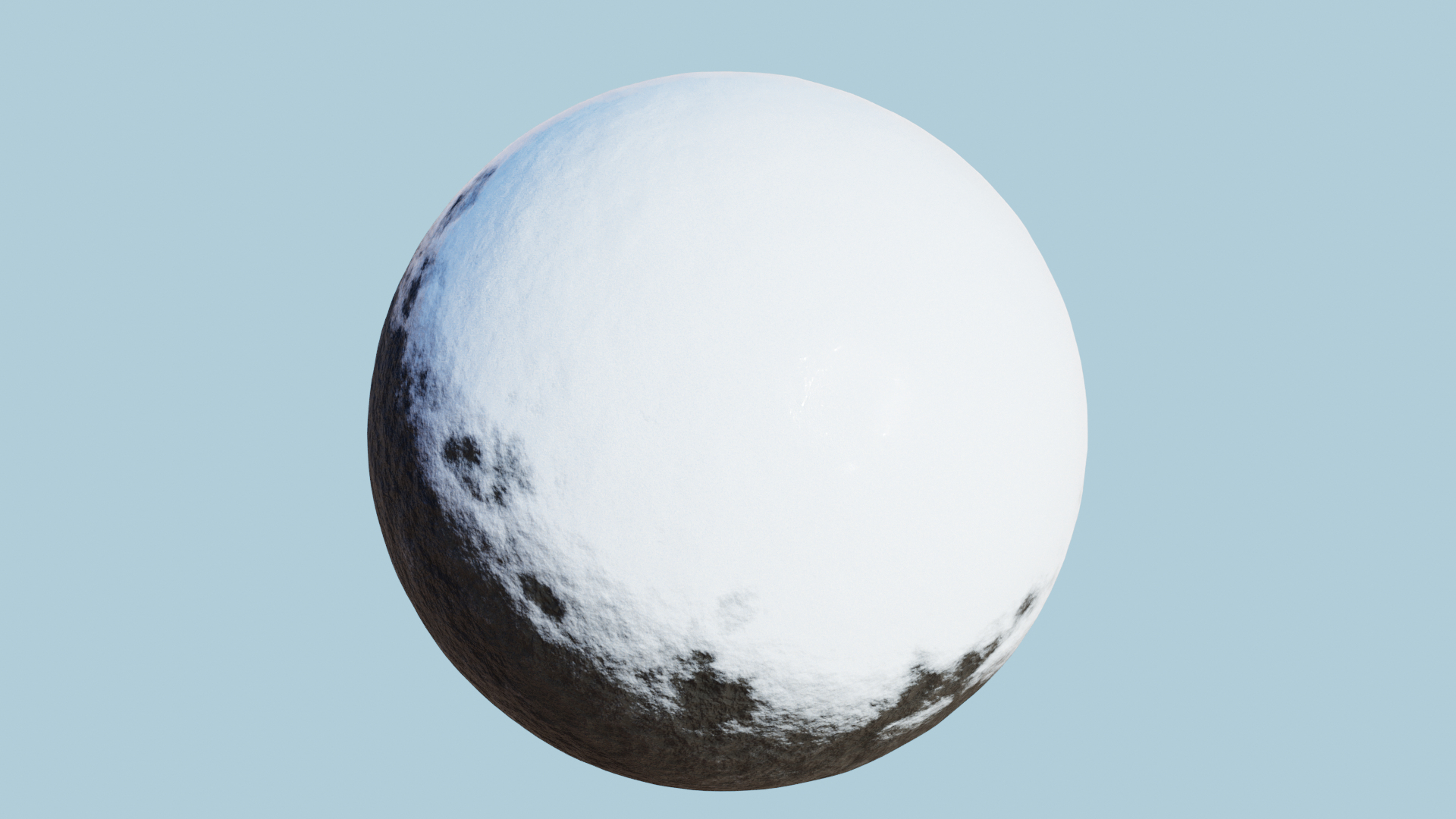 Procedural Snowy Mountain Material Model - TurboSquid 2145045