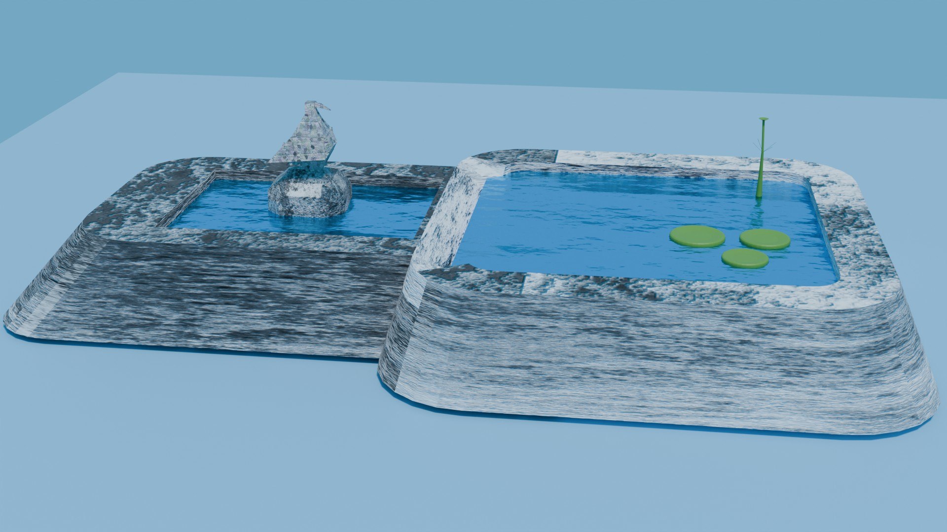 Pond Or Abandoned Rock Pool 3D Model - TurboSquid 2353291