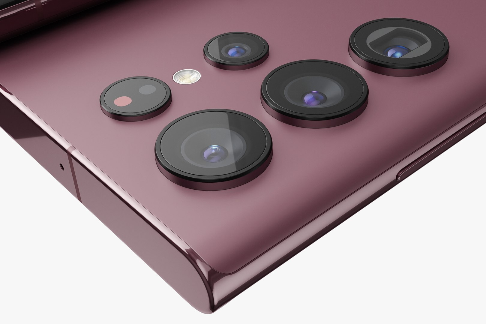 3D Model Samsung Galaxy S22 Ultra Burgundy - TurboSquid 1855403