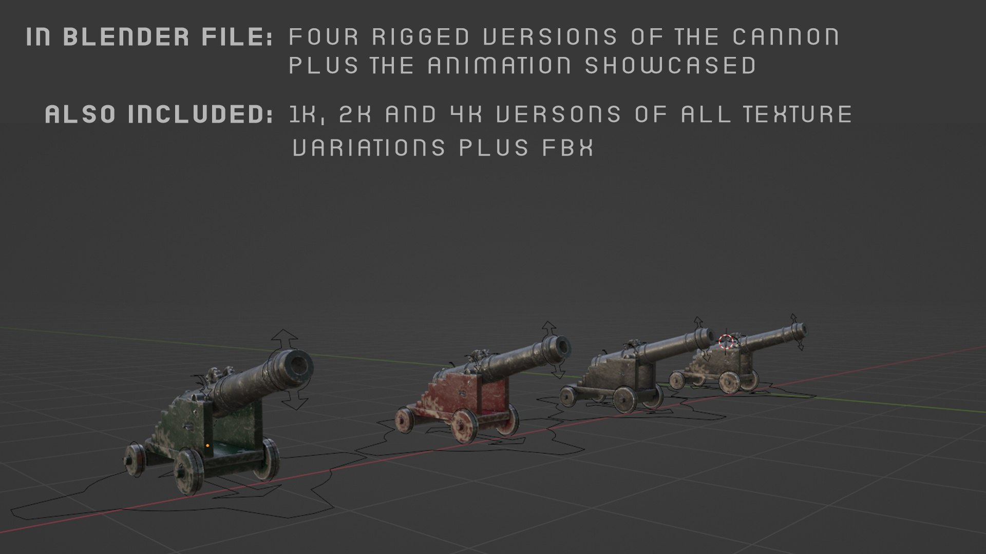 3D Realistic 17th Century Cannon - Rigged And Animated - TurboSquid 2050714