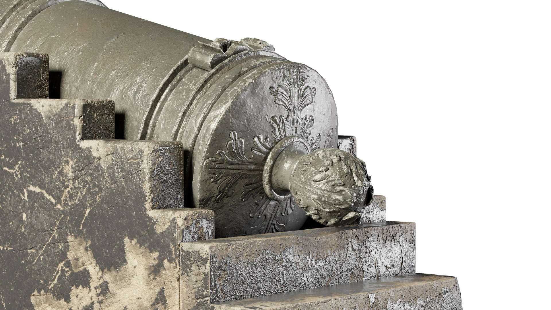 3D Realistic 17th Century Cannon - Rigged And Animated - TurboSquid 2050714