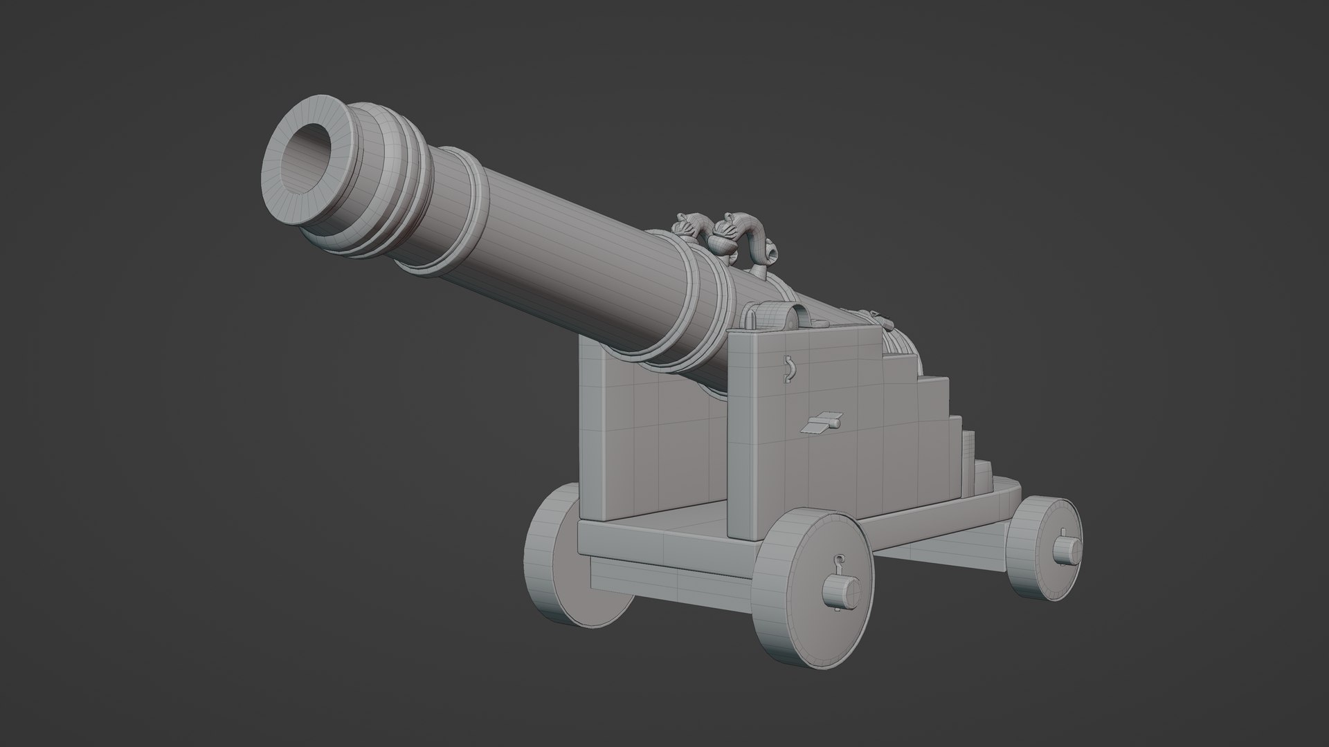 3D Realistic 17th Century Cannon - Rigged And Animated - TurboSquid 2050714