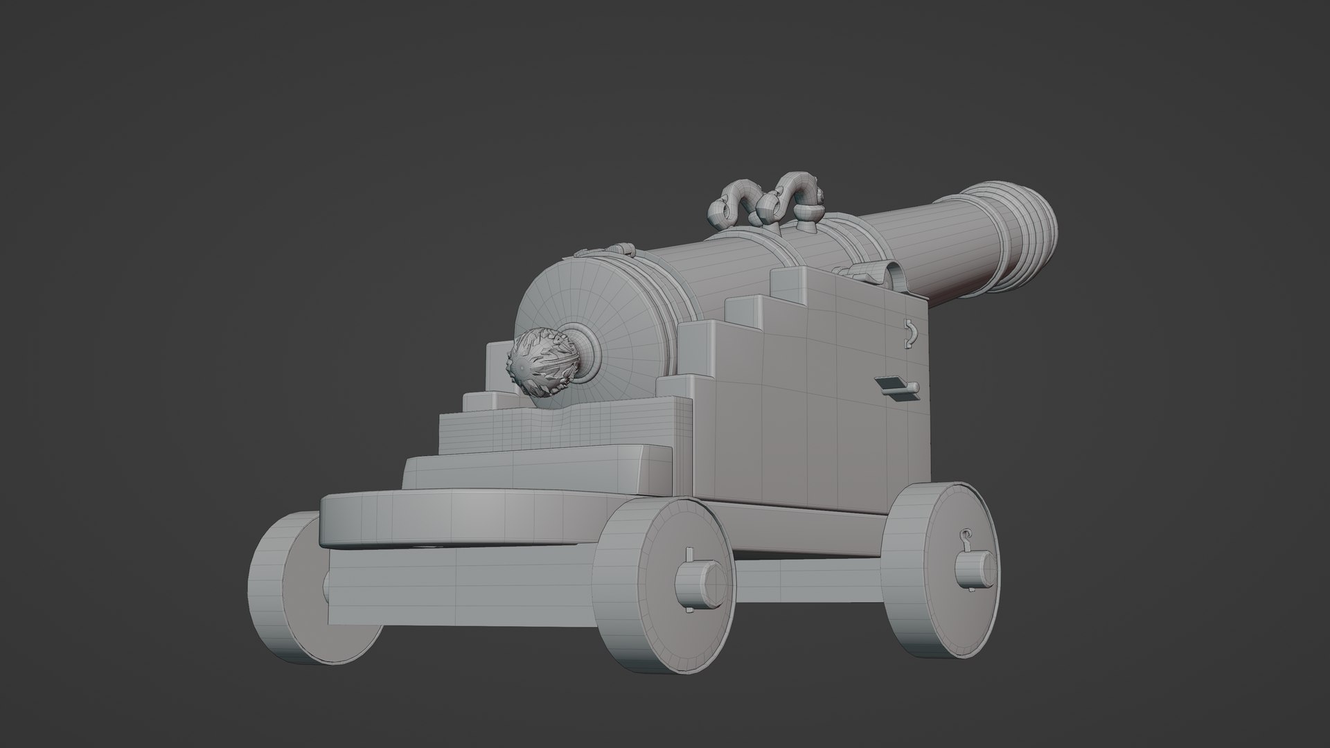 3D Realistic 17th Century Cannon - Rigged And Animated - TurboSquid 2050714