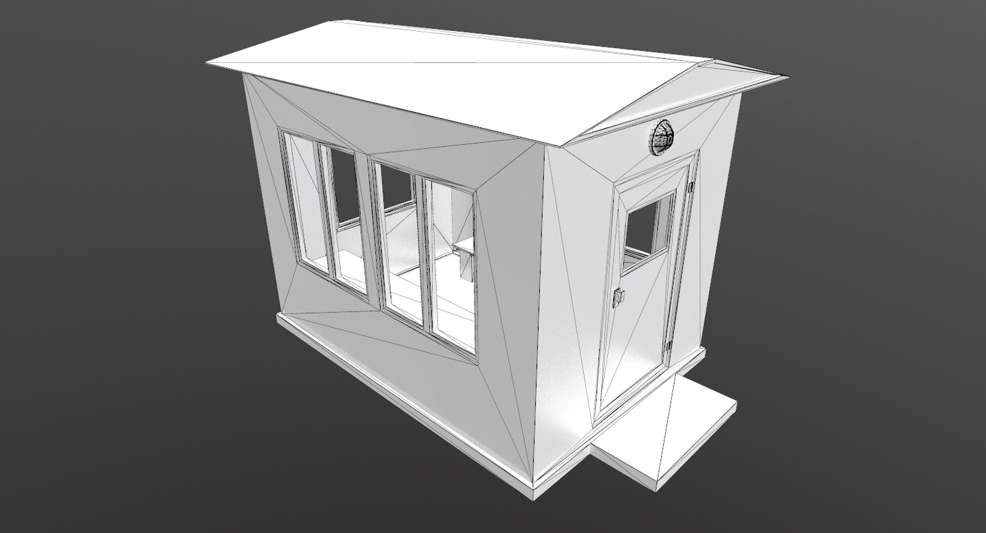 Guard building 3D model - TurboSquid 1284949