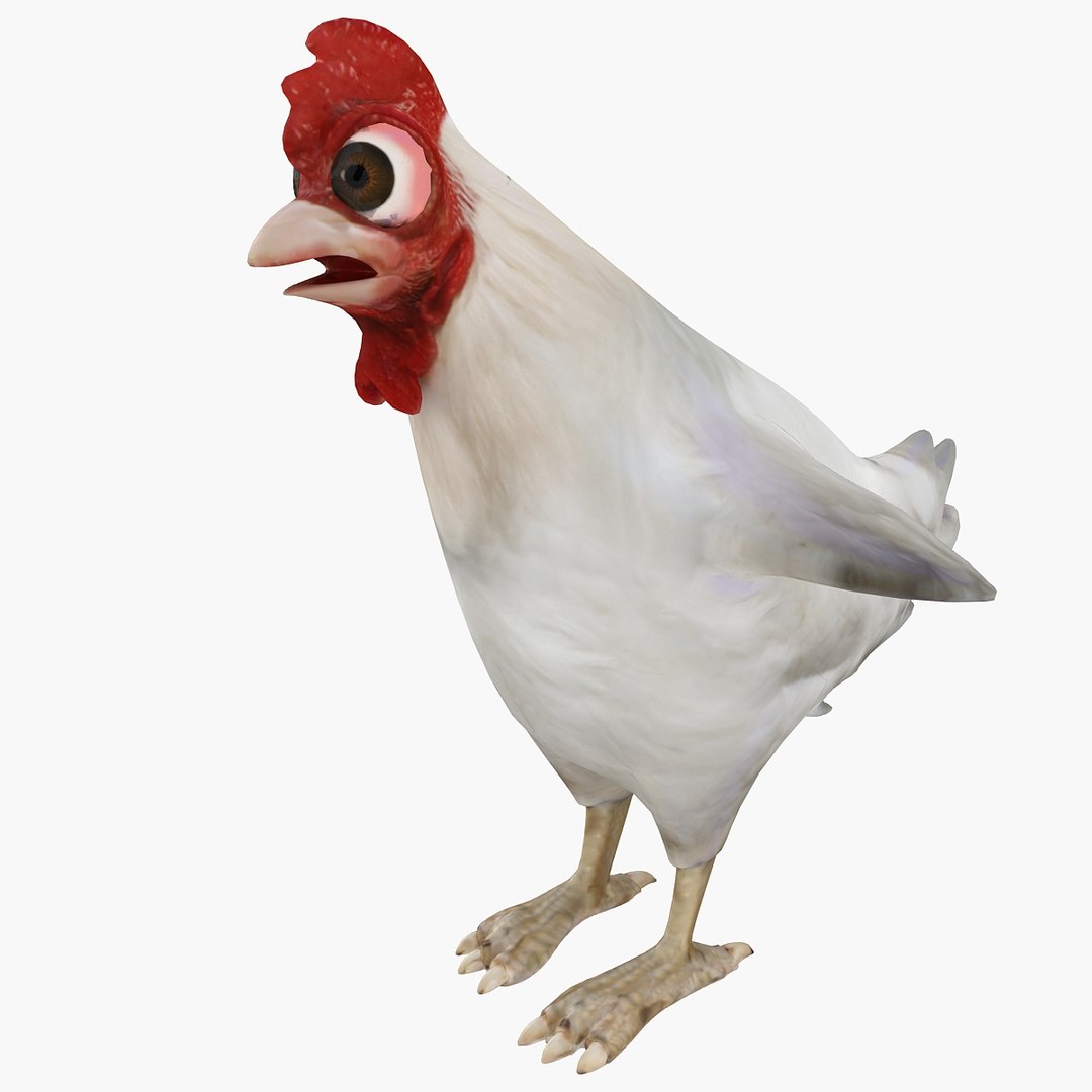 3D Chicken Rigged - TurboSquid 1154490
