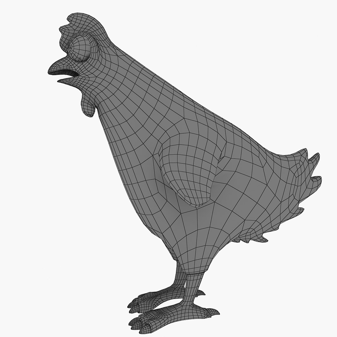 3D Chicken Rigged - TurboSquid 1154490