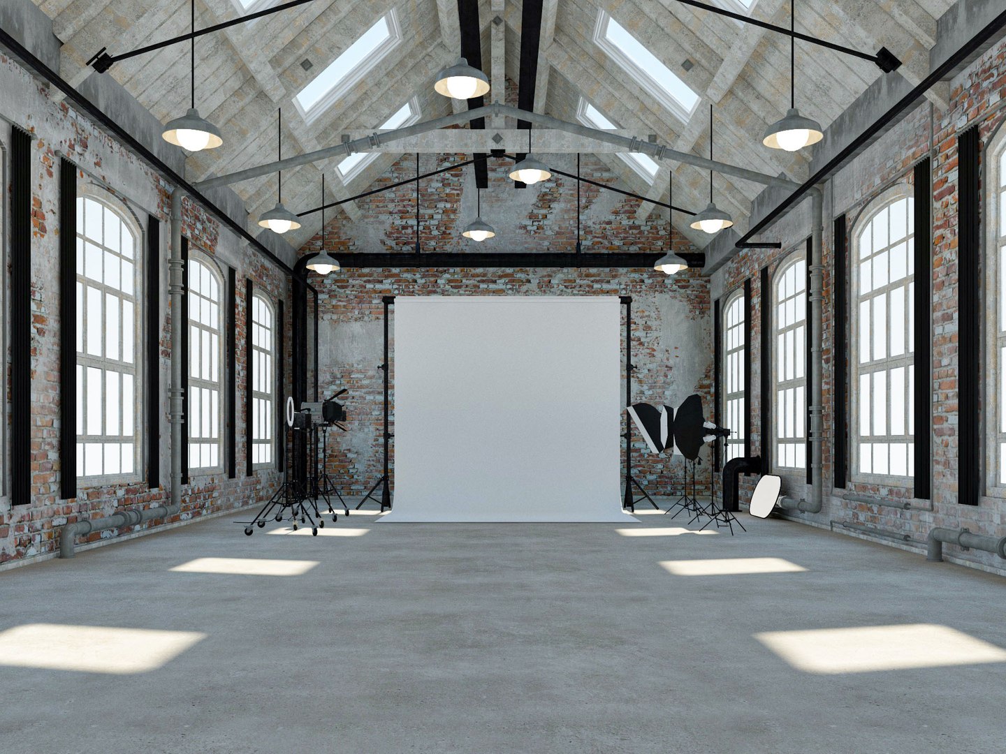 3D Loft Photo Studio model - TurboSquid 2105615