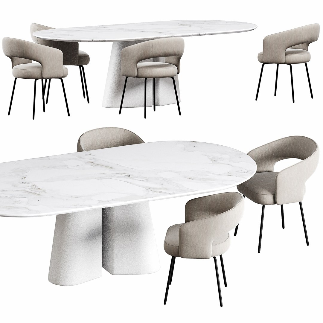 3D Ditre Italia Pillar And 356 Chair - TurboSquid 1944703