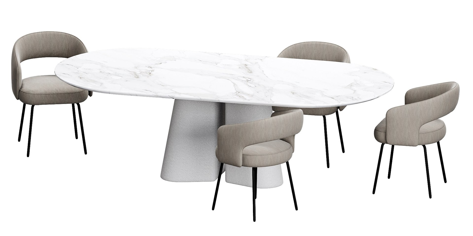 3D Ditre Italia Pillar And 356 Chair - TurboSquid 1944703