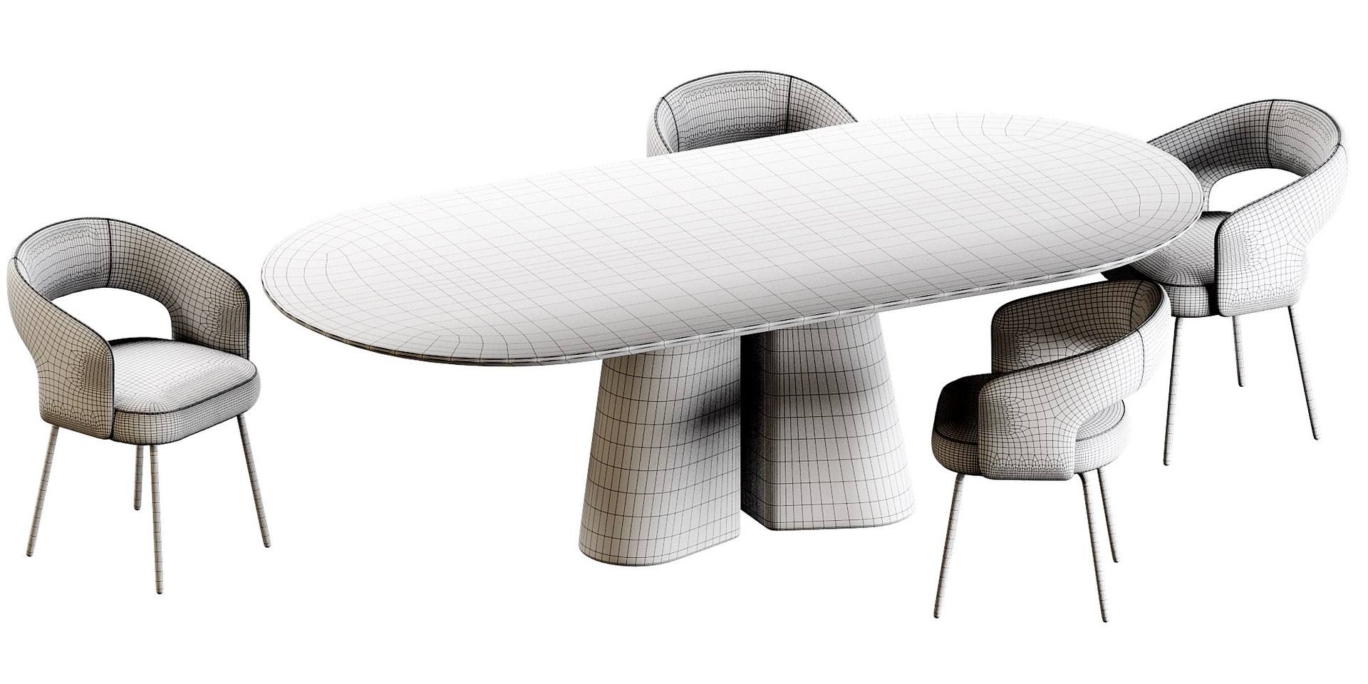 3D Ditre Italia Pillar And 356 Chair - TurboSquid 1944703