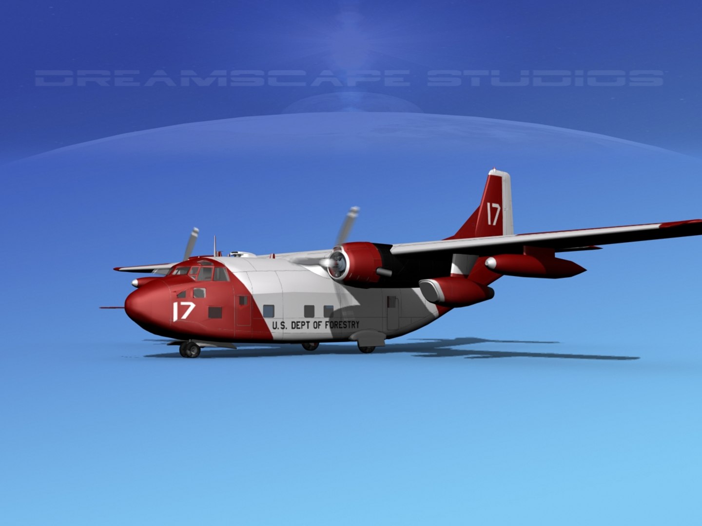 3D Model Aircraft Fairchild C-123 Provider - TurboSquid 1308277
