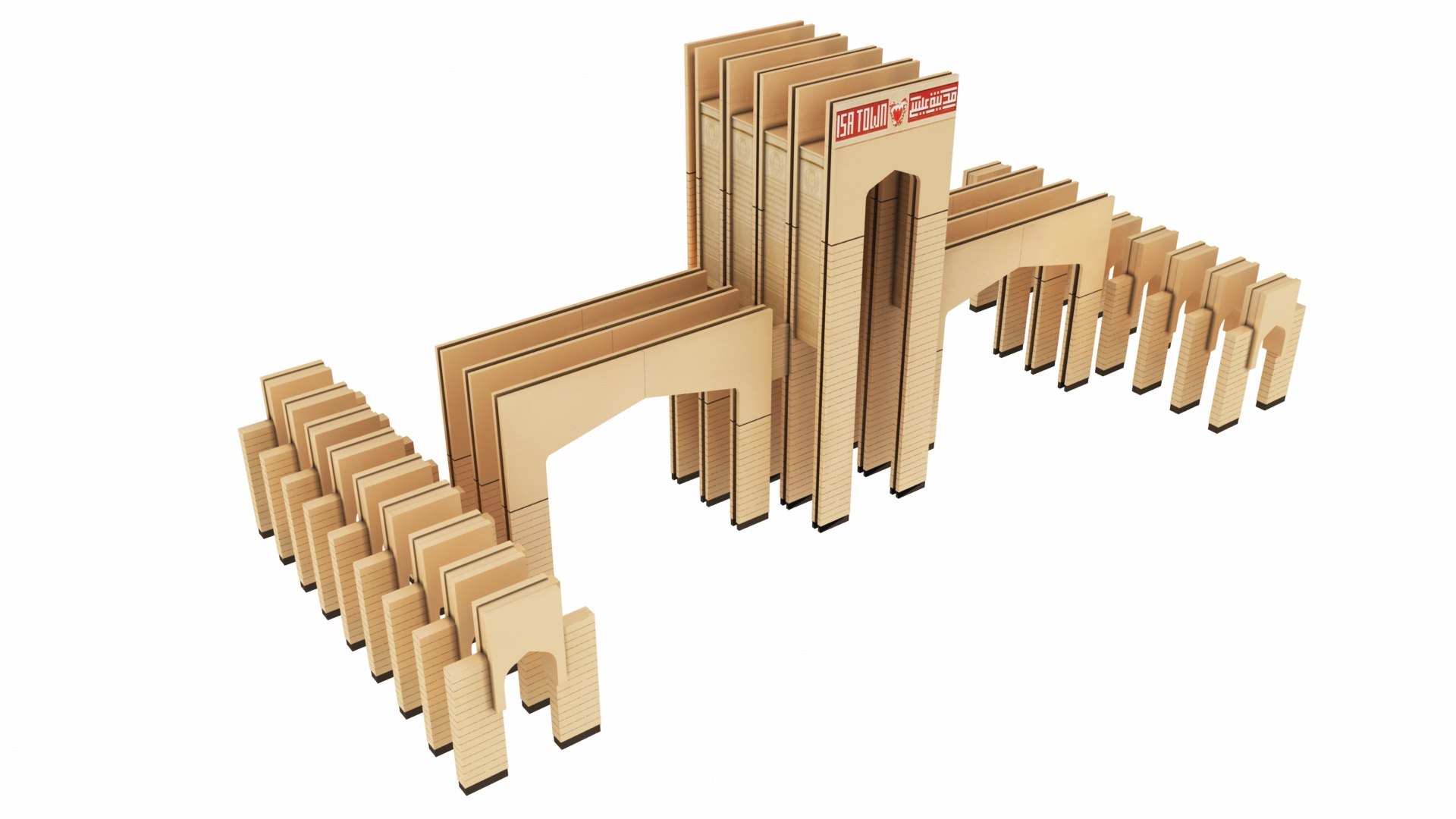 Isa Town 3D Model - TurboSquid 1531233