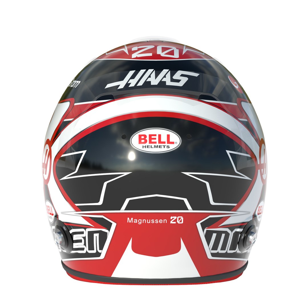 F1 Kevin Magnussen Helmet 2023 3D Model - TurboSquid 2127862
