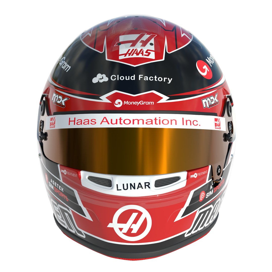 F1 Kevin Magnussen Helmet 2023 3D Model - TurboSquid 2127862