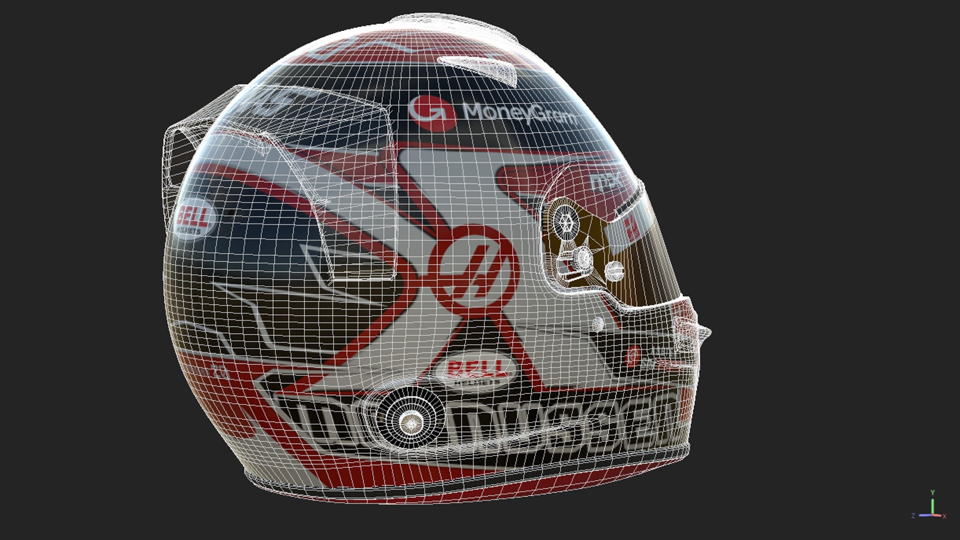 F1 Kevin Magnussen Helmet 2023 3D Model - TurboSquid 2127862