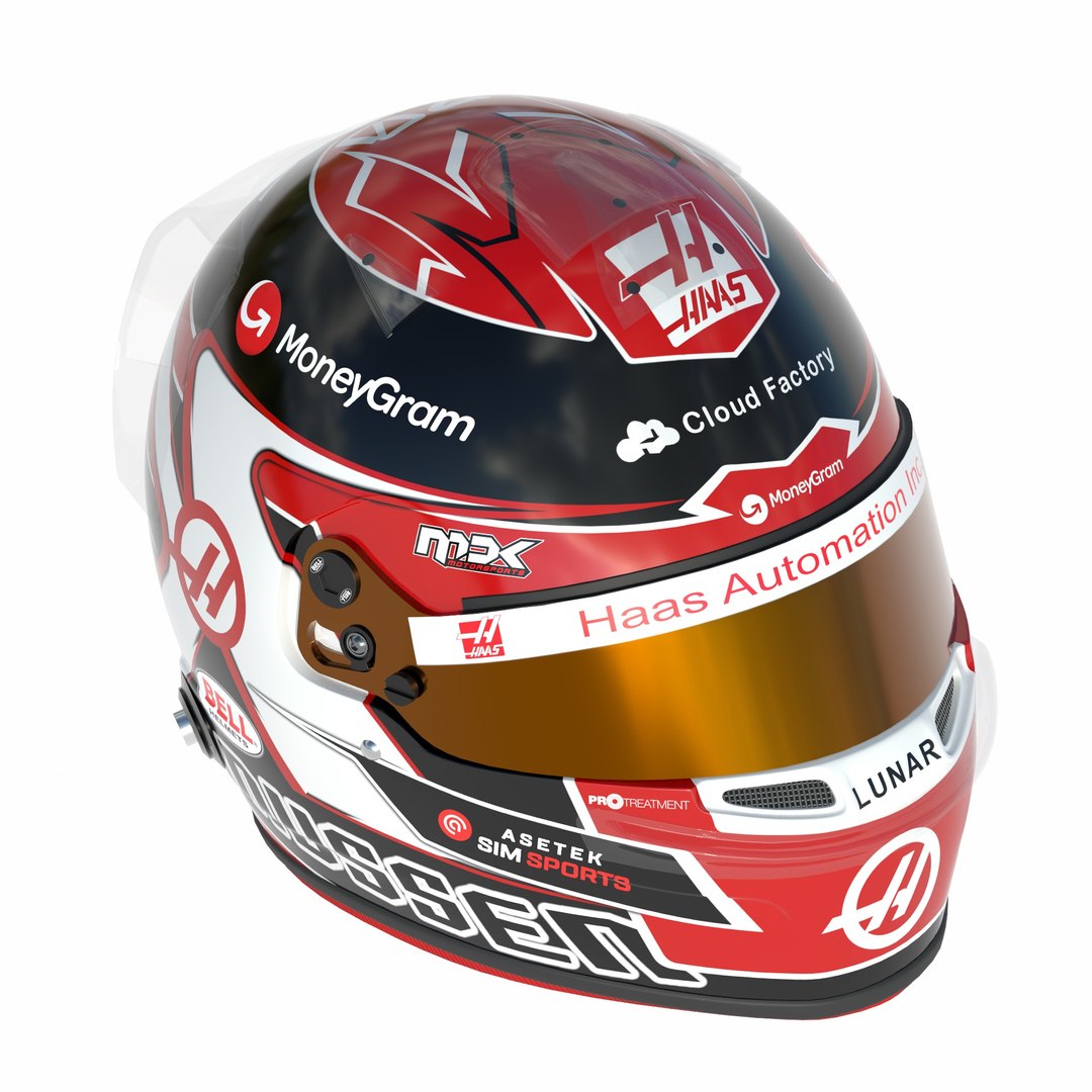 F1 Kevin Magnussen Helmet 2023 3D Model - TurboSquid 2127862