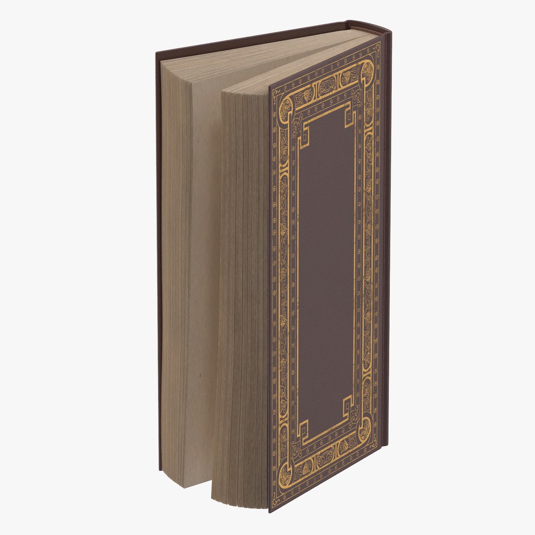 Classic Books Standing Open 3d Max