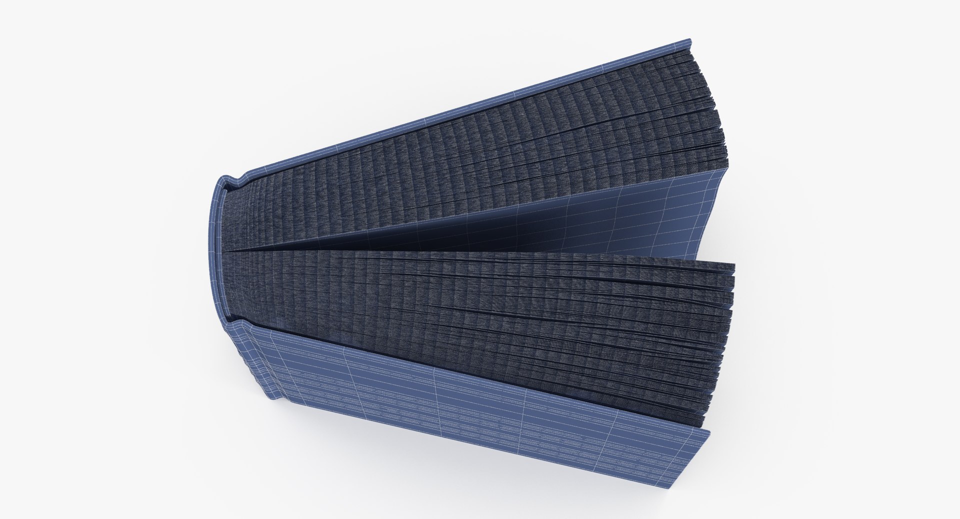 Classic Books Standing Open 3d Max