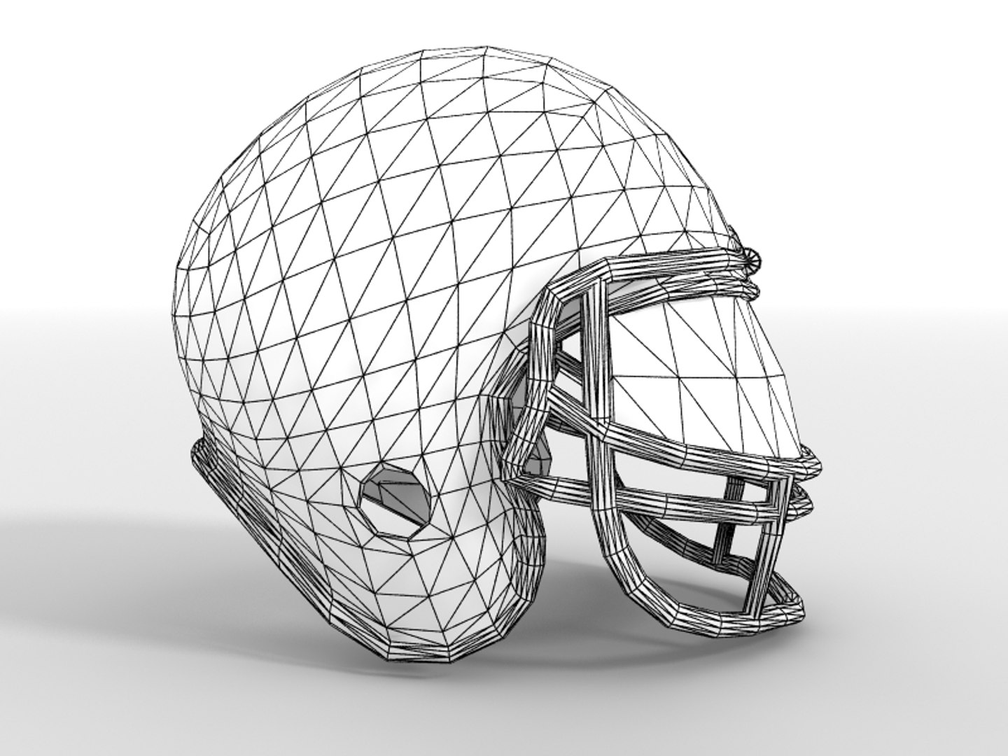 3d Football Helmet