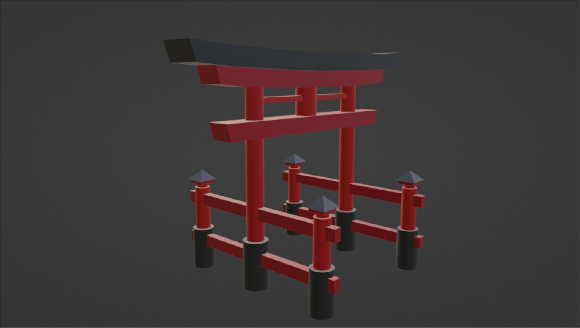 3D Torii Gate 4 Model - TurboSquid 2028923
