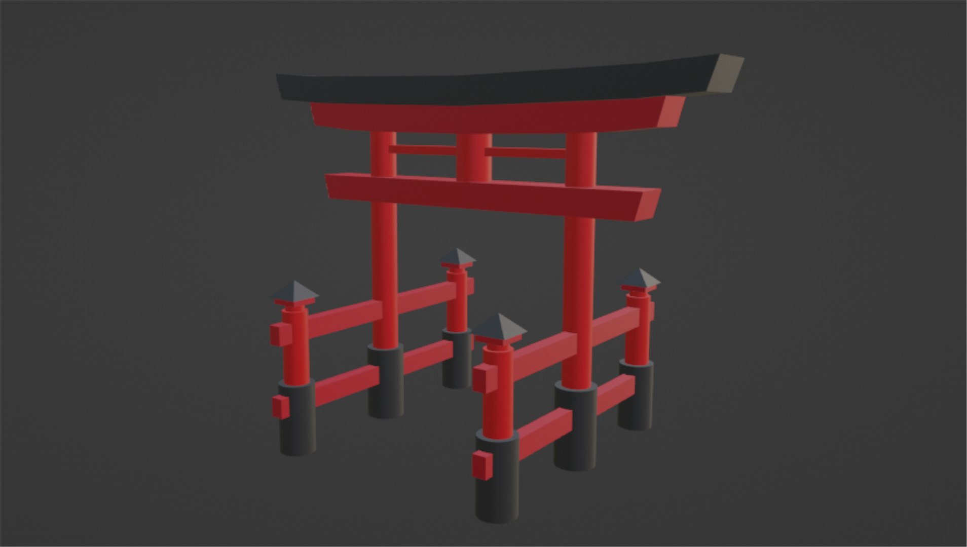 3D Torii Gate 4 Model - TurboSquid 2028923