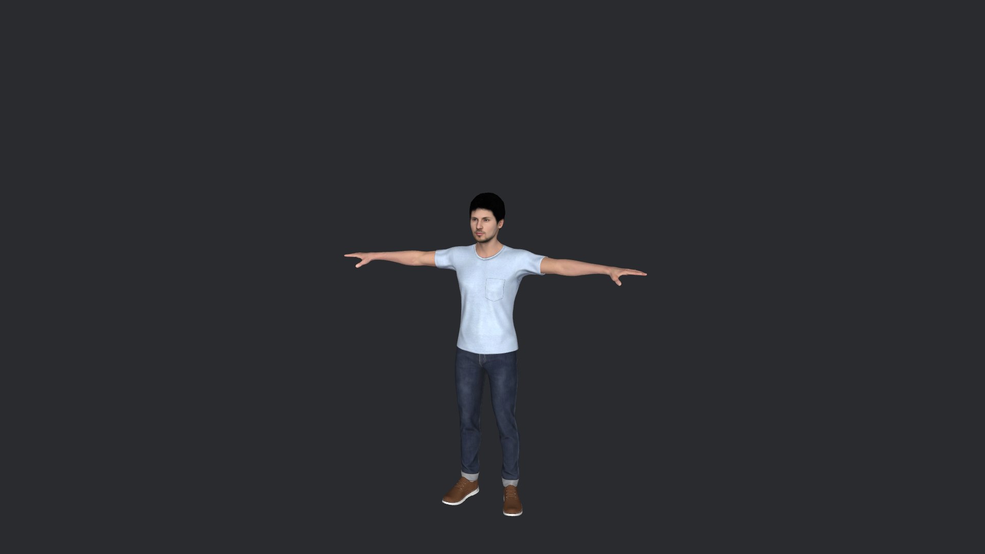 Pavel Durov Hyper Realistic Full Body Fully Rigged 3D Character 3D ...