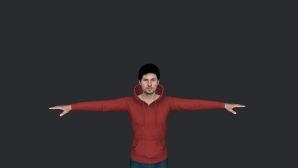 Pavel Durov Hiper Realista Corpo Inteiro Totalmente Equipado Personagem ...