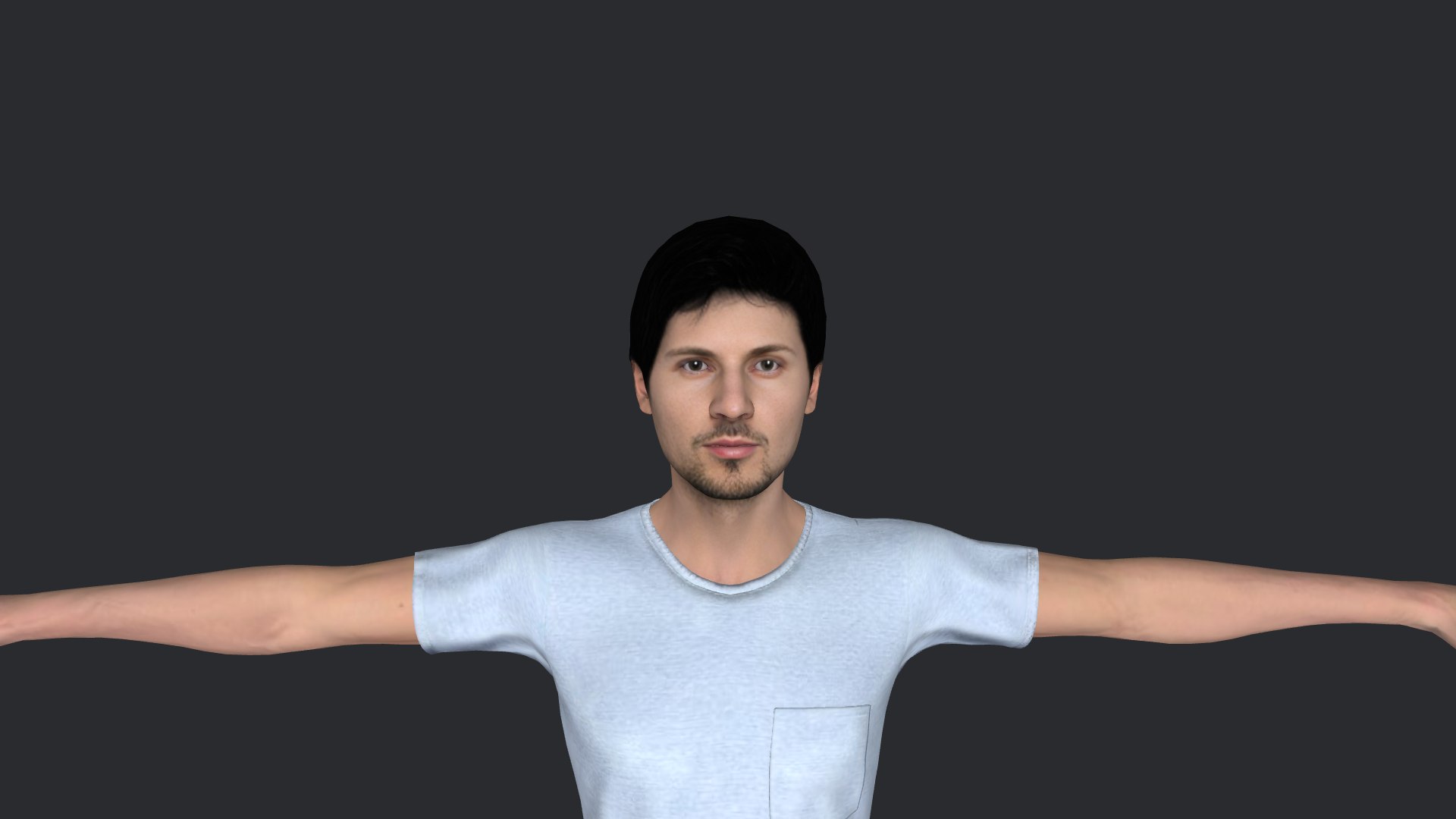 Pavel Durov Hyper Realistic Full Body Fully Rigged 3D Character 3D ...