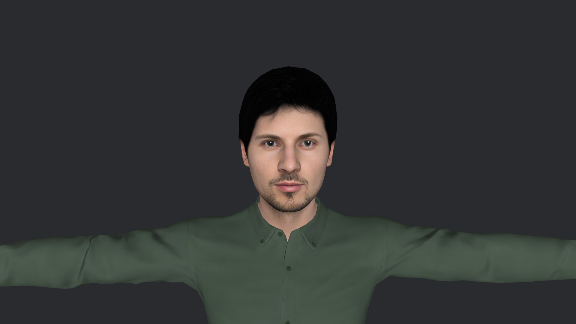 Pavel Durov Hyper Realistic Full Body Fully Rigged 3D Character 3D ...