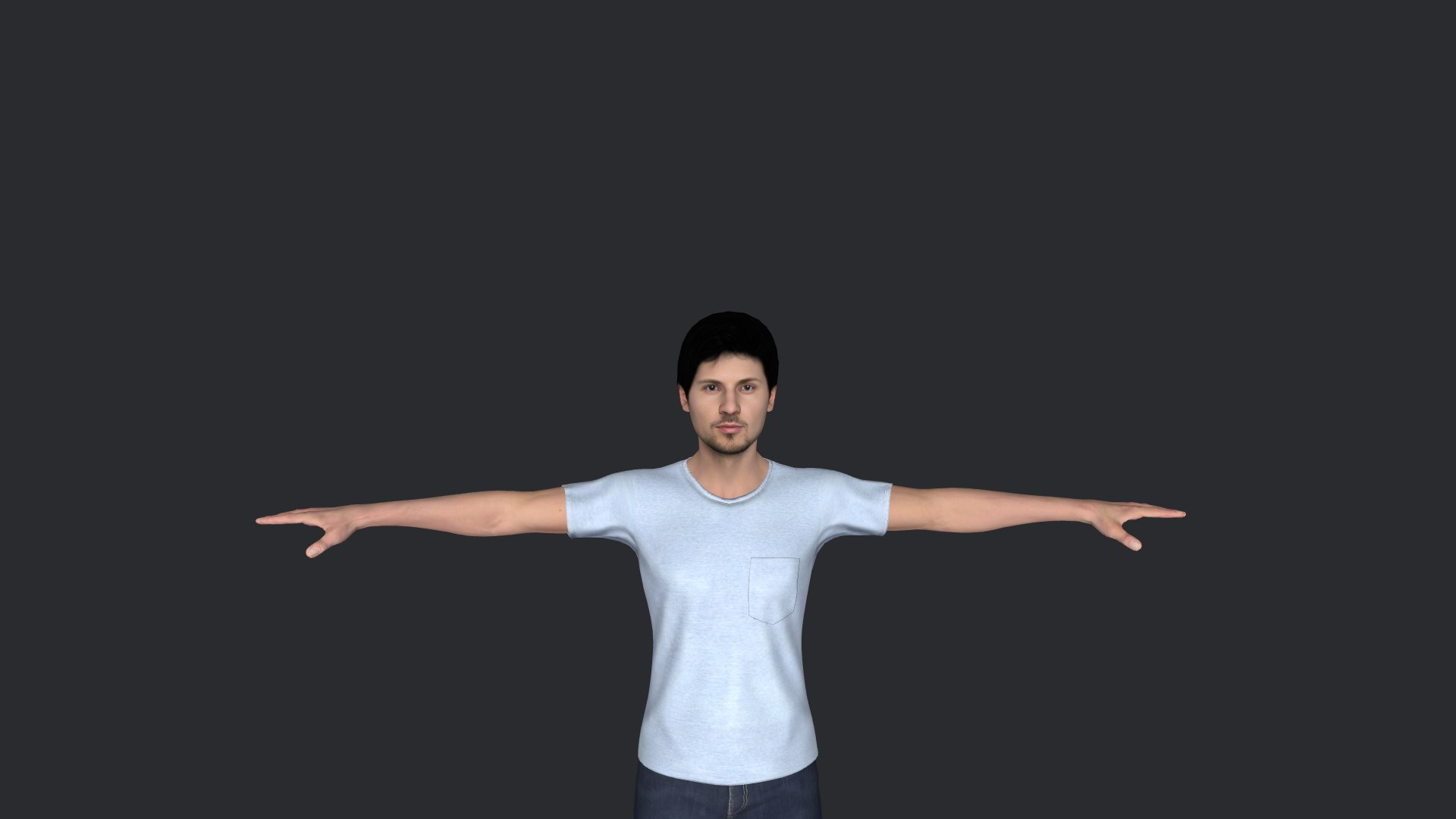 Pavel Durov Hyper Realistic Full Body Fully Rigged 3D Character 3D ...