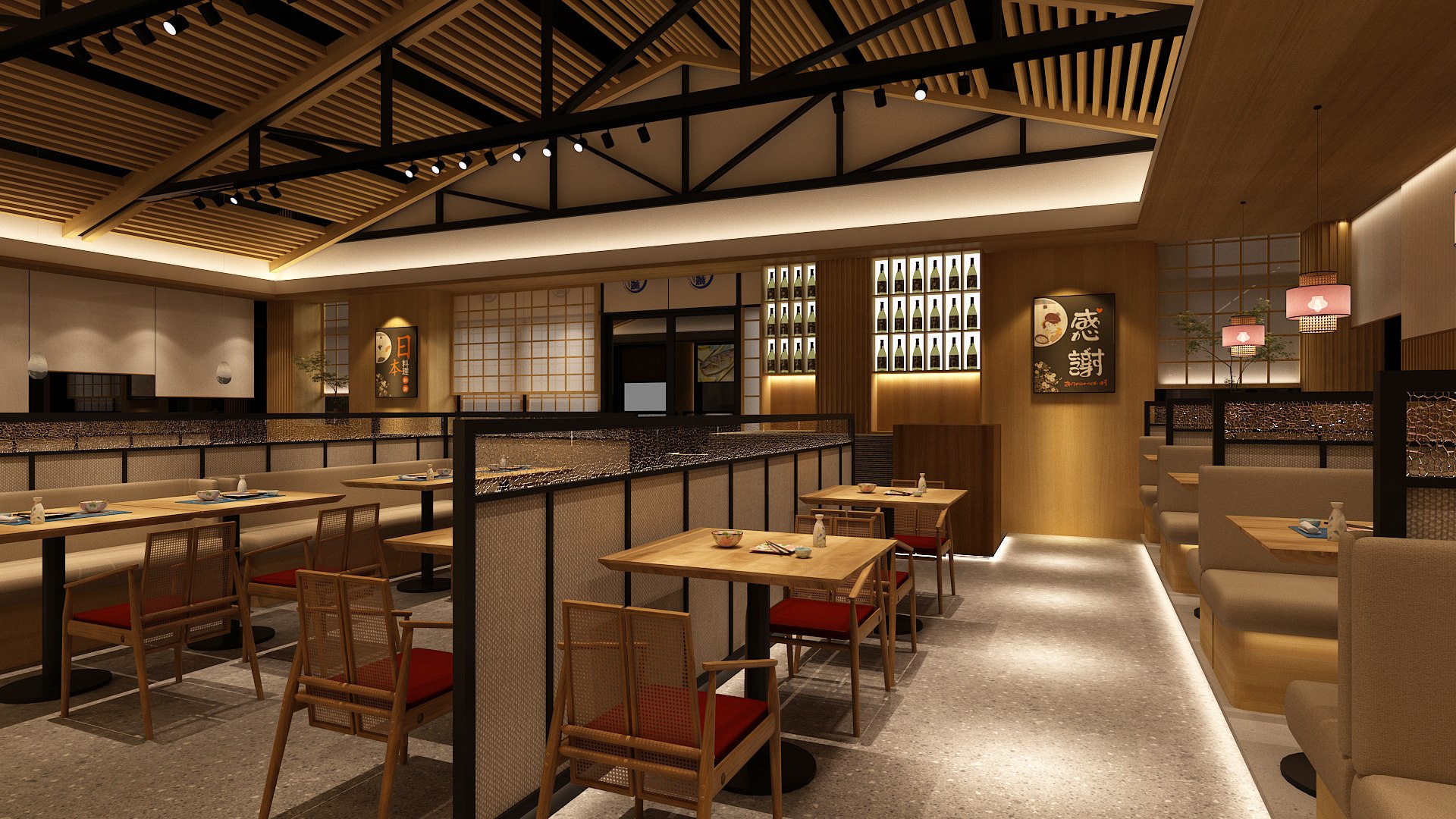 Japanese Restaurant 01 3D - TurboSquid 1846170