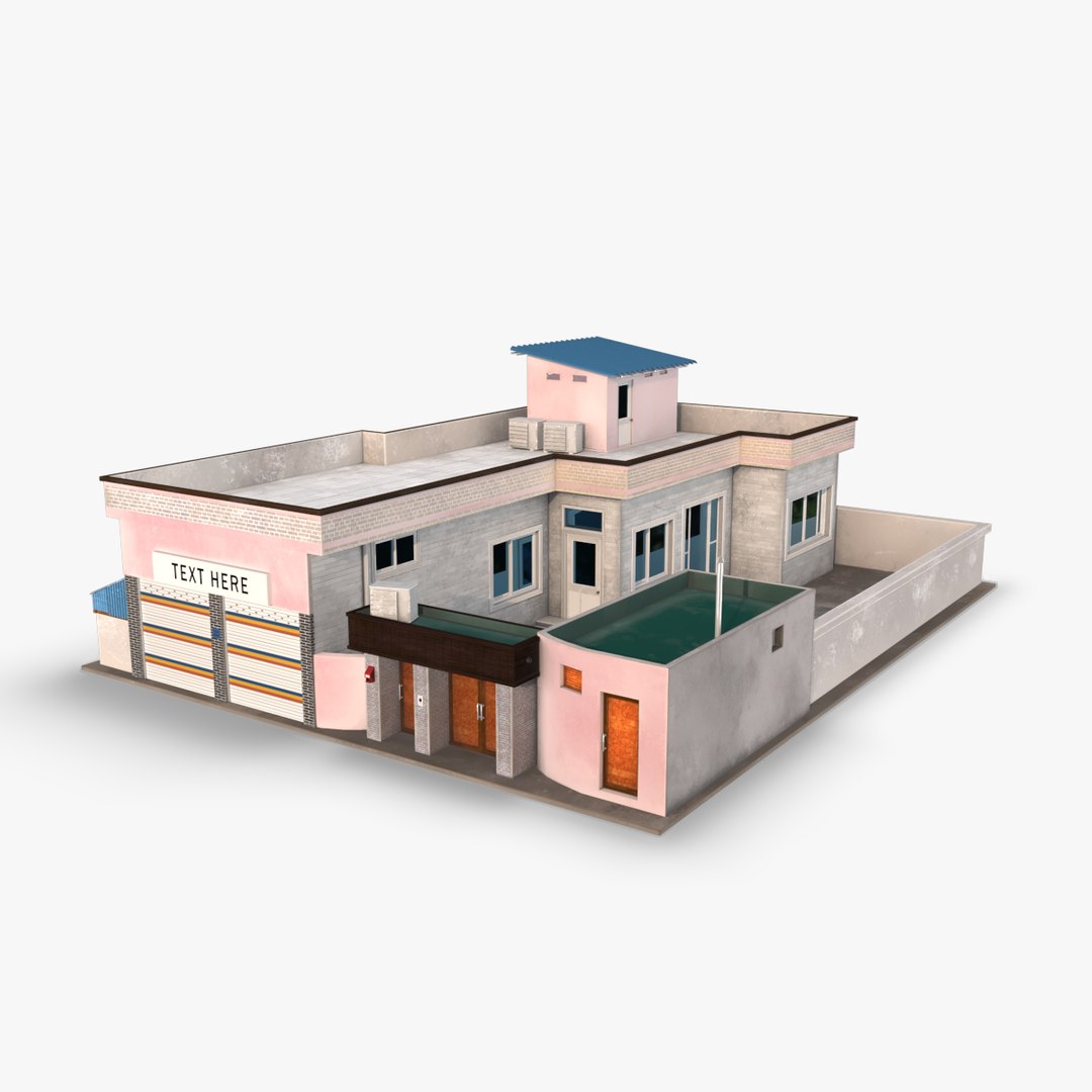 3D Model LowPoly Building In Korea 15 - TurboSquid 2233411