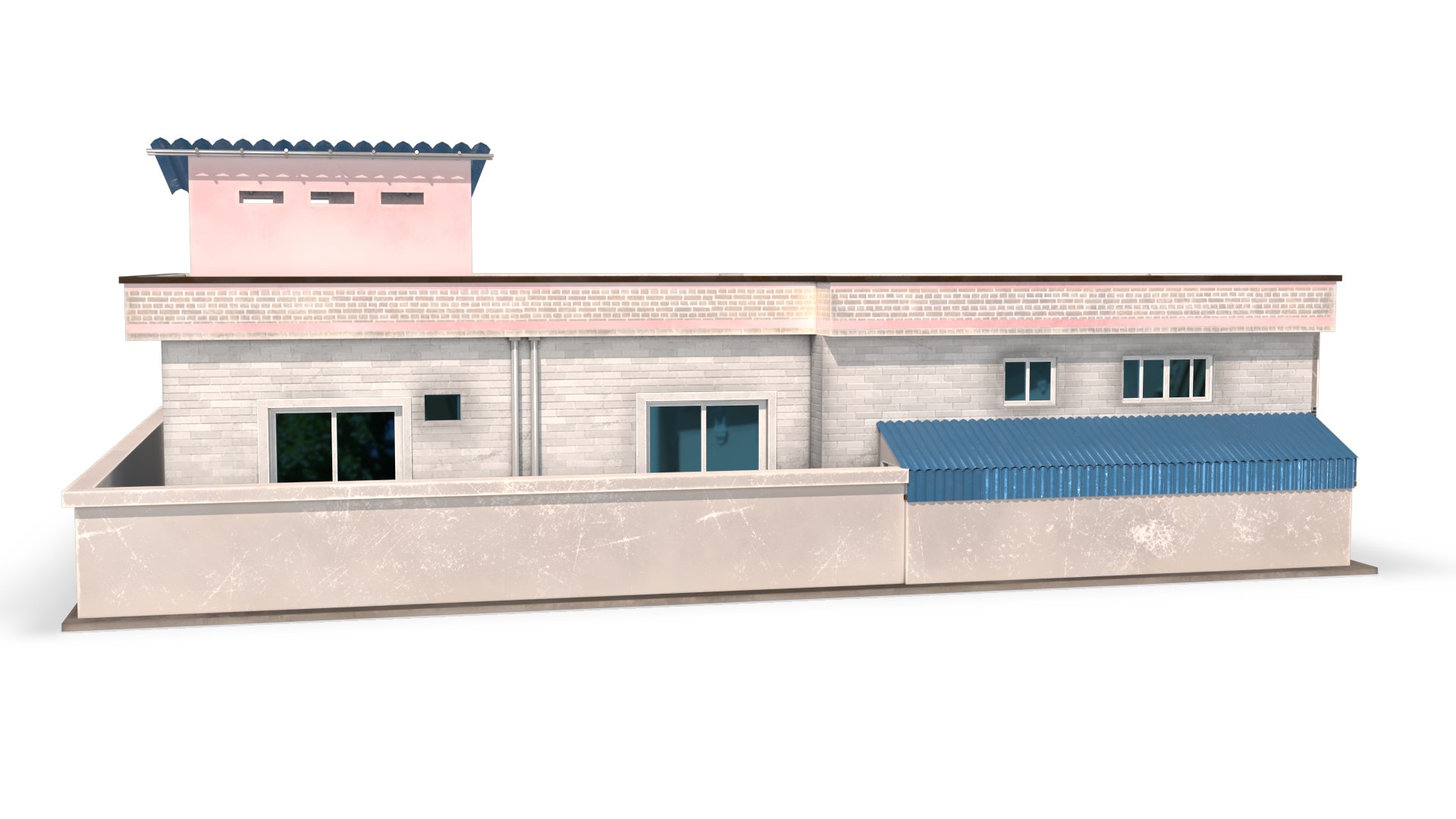 3D Model LowPoly Building In Korea 15 - TurboSquid 2233411