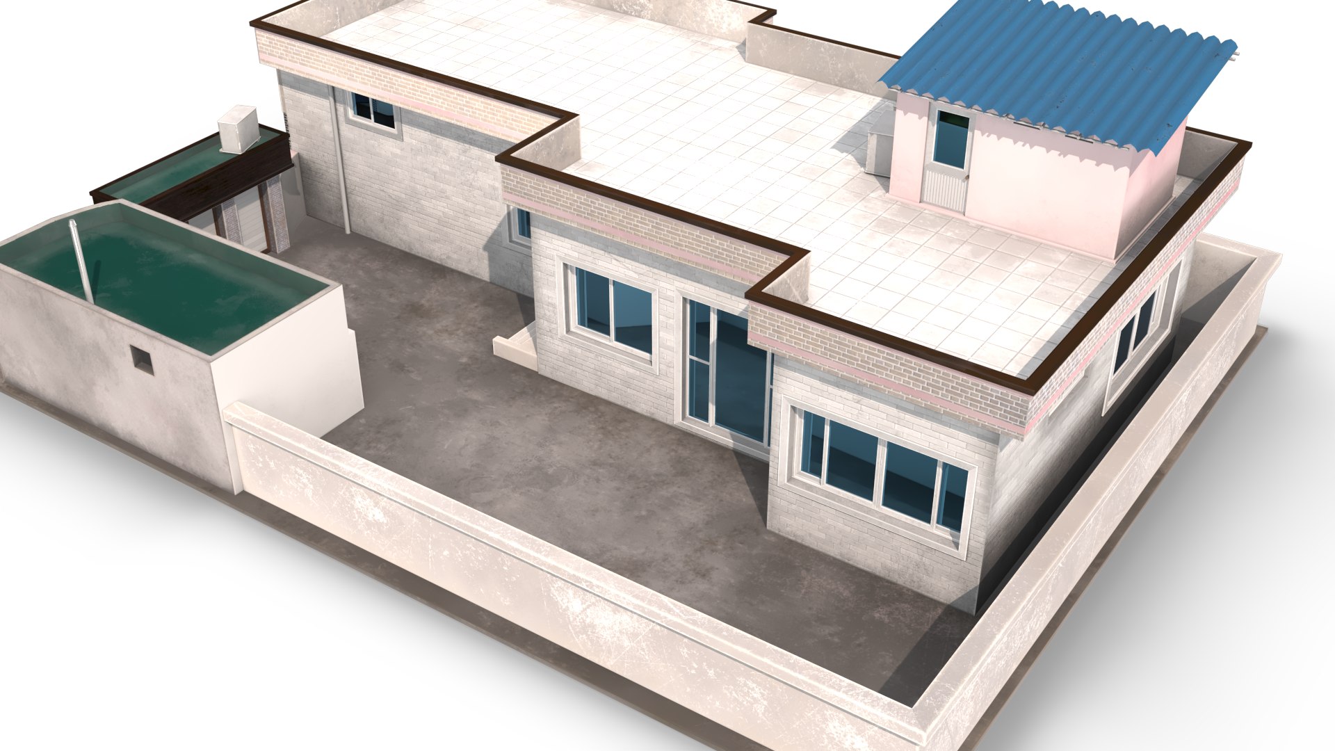 3D Model LowPoly Building In Korea 15 - TurboSquid 2233411