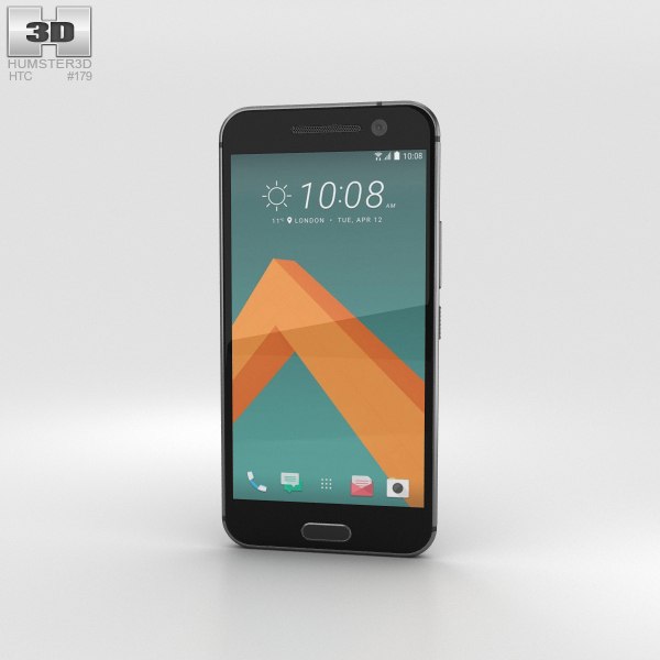 modelo 3d HTC 10 Carbon Grey - TurboSquid 1285040