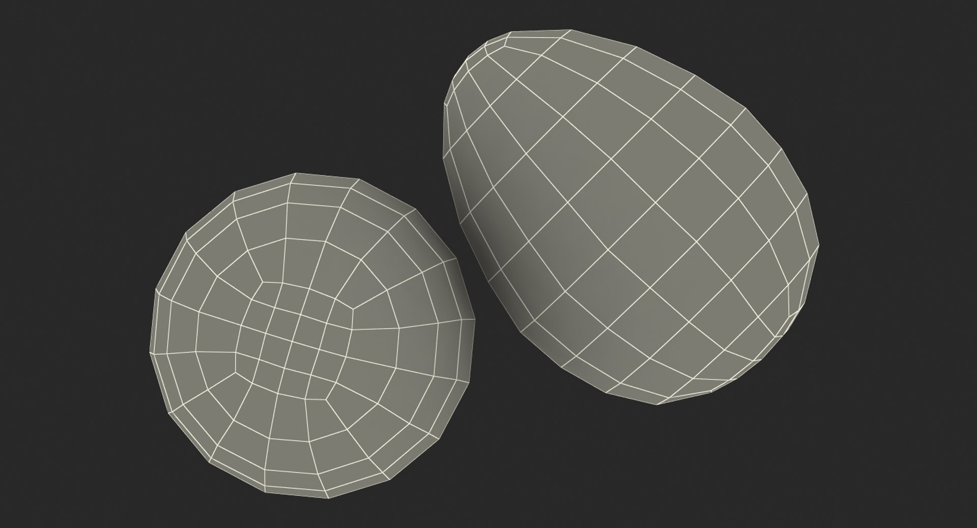White Egg Model - TurboSquid 1247249