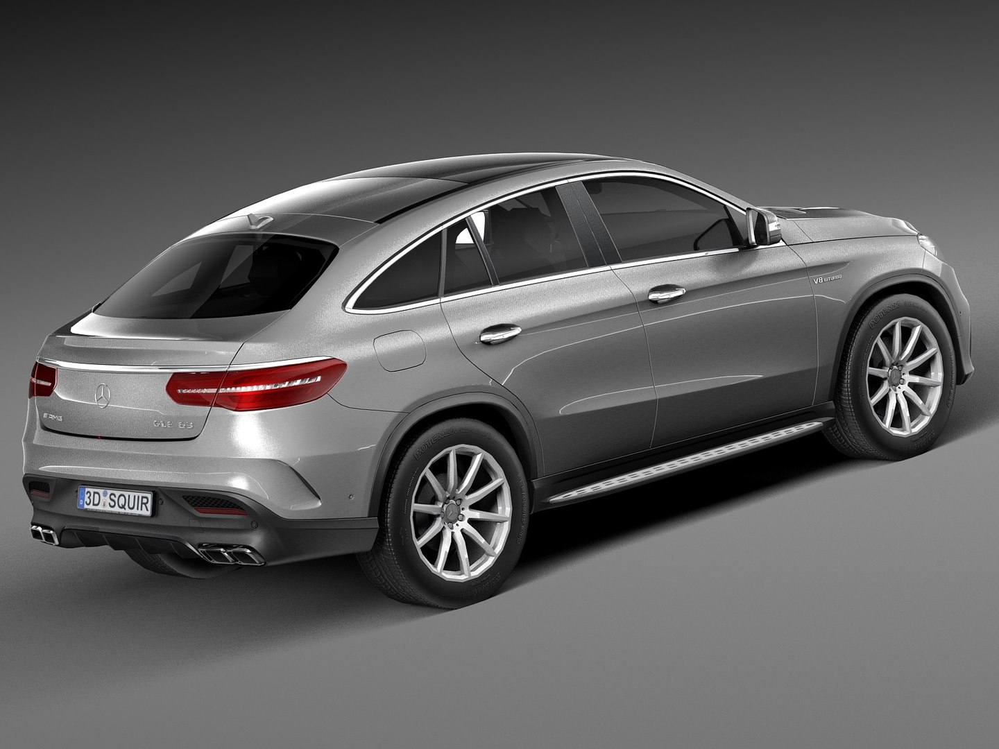 3d Model Mercedes Benz Gle