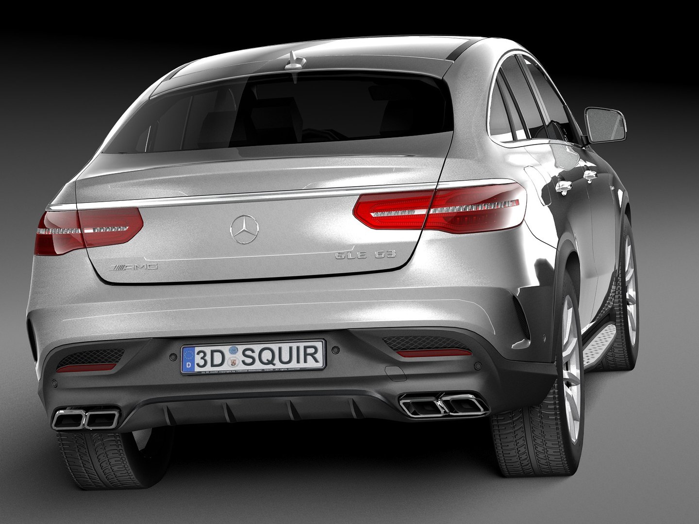 3d Model Mercedes Benz Gle