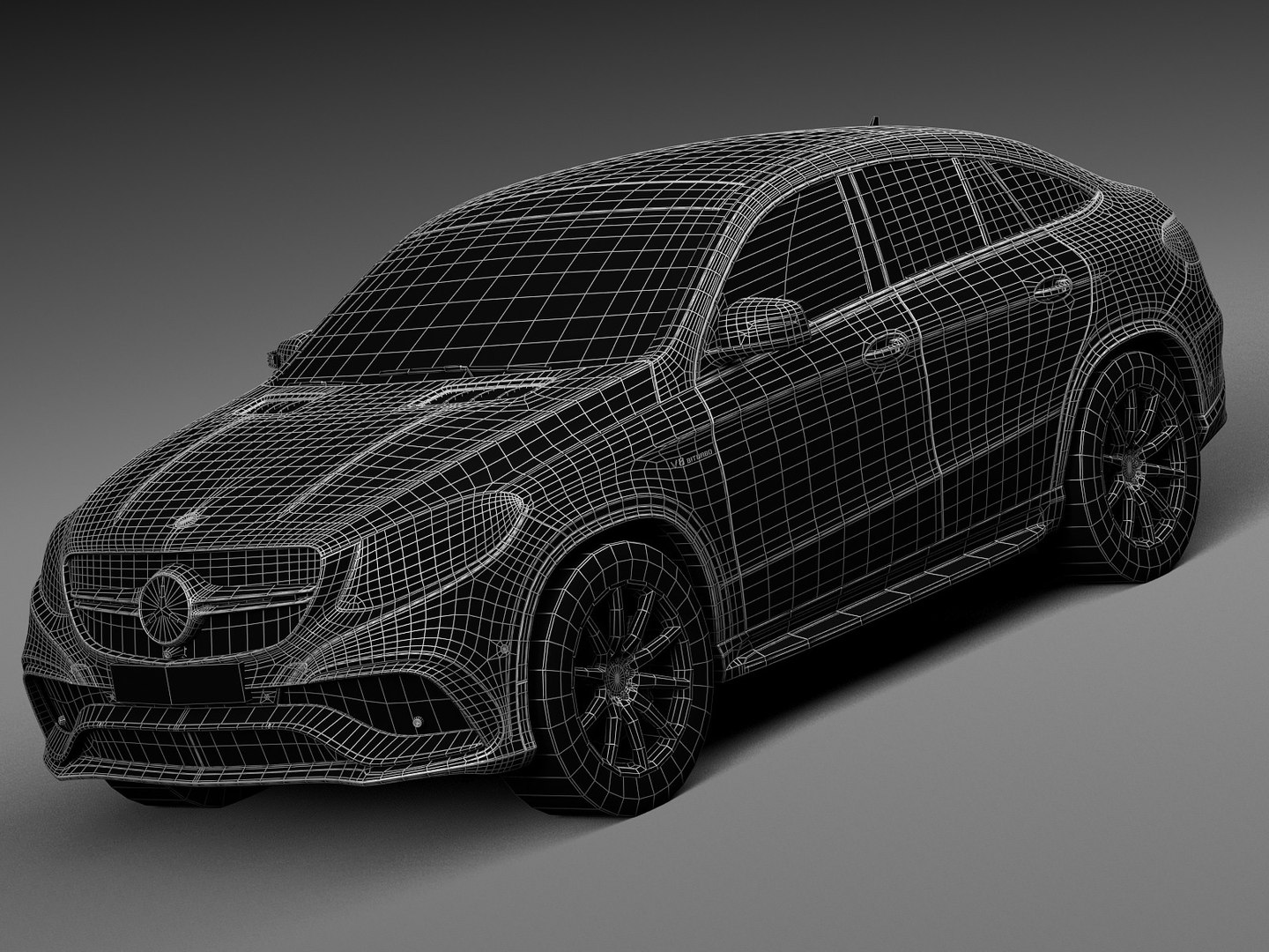 3d Model Mercedes Benz Gle